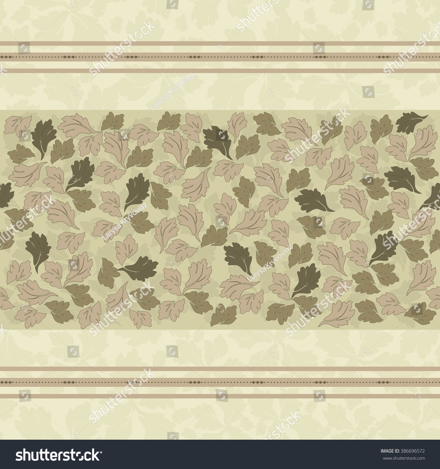Seamless Victorian Wallpaper Stock Vector (Royalty Free) 386696572