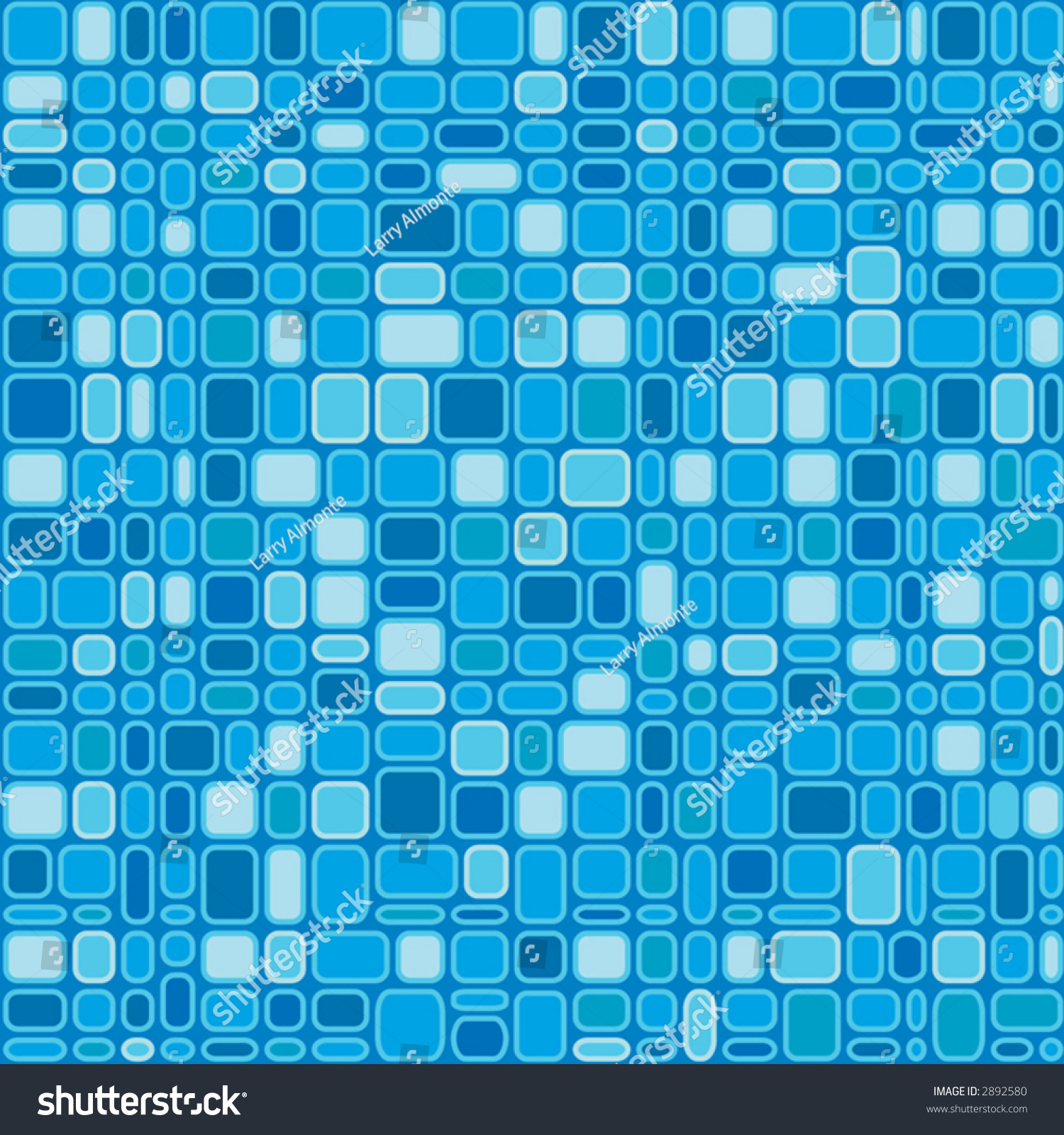 Seamless Wallpaper Pattern Blue Square Rectangular Stock Vector ...