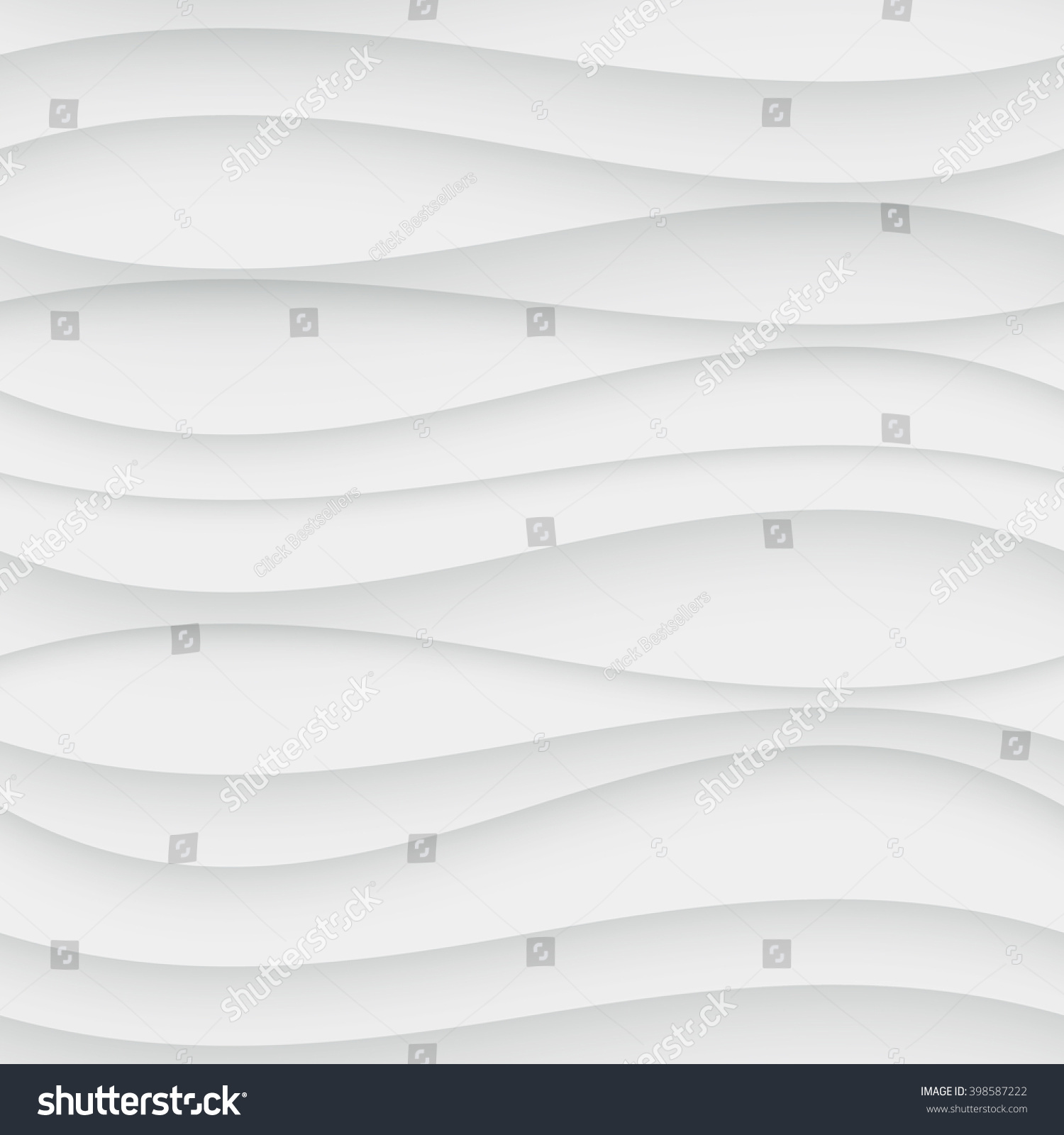 Seamless Wave Pattern Curved Shapes Background Stock Vector (Royalty ...