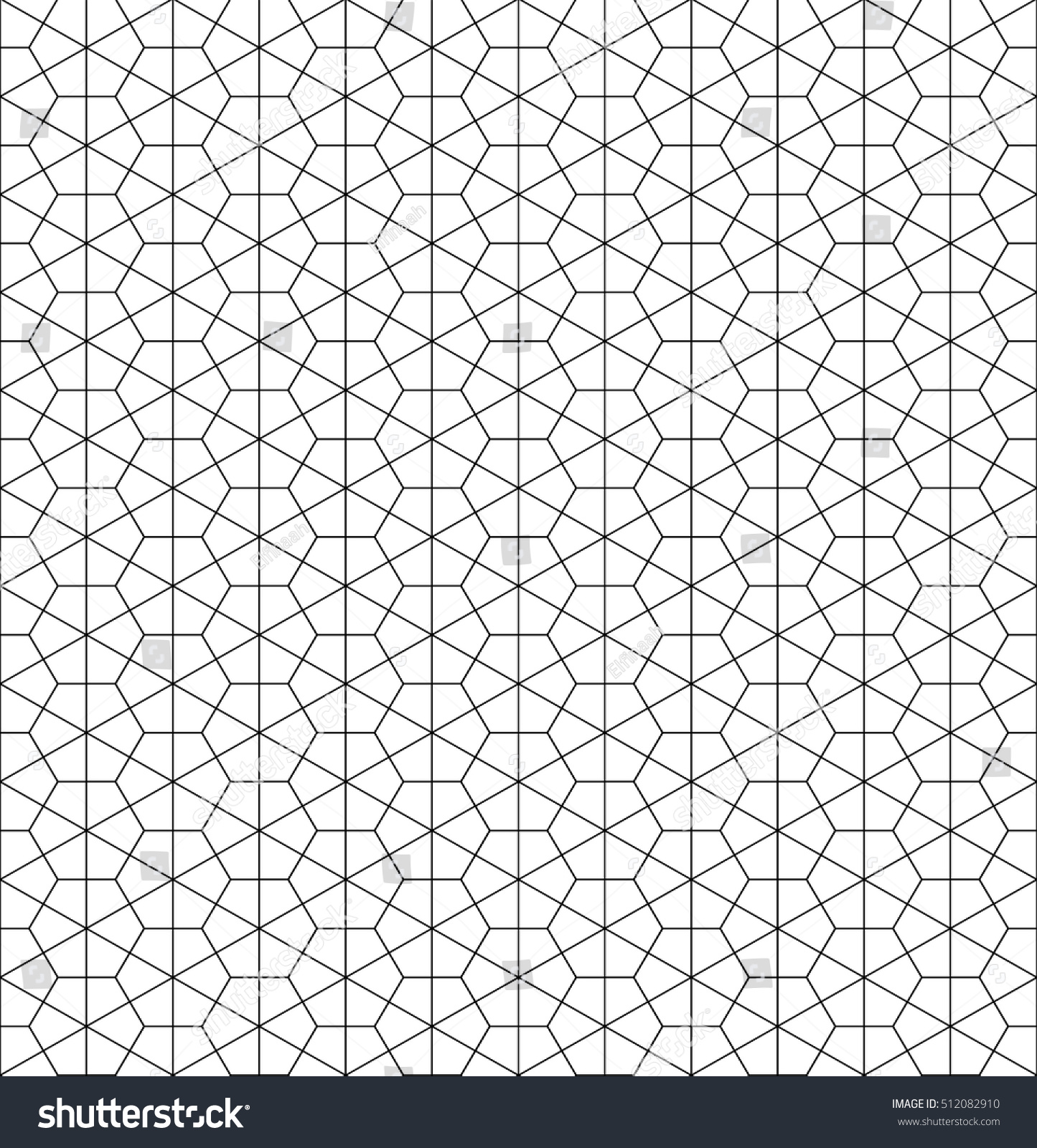 Seamless White Hexagonal Background Simple Bright Stock Vector (Royalty ...