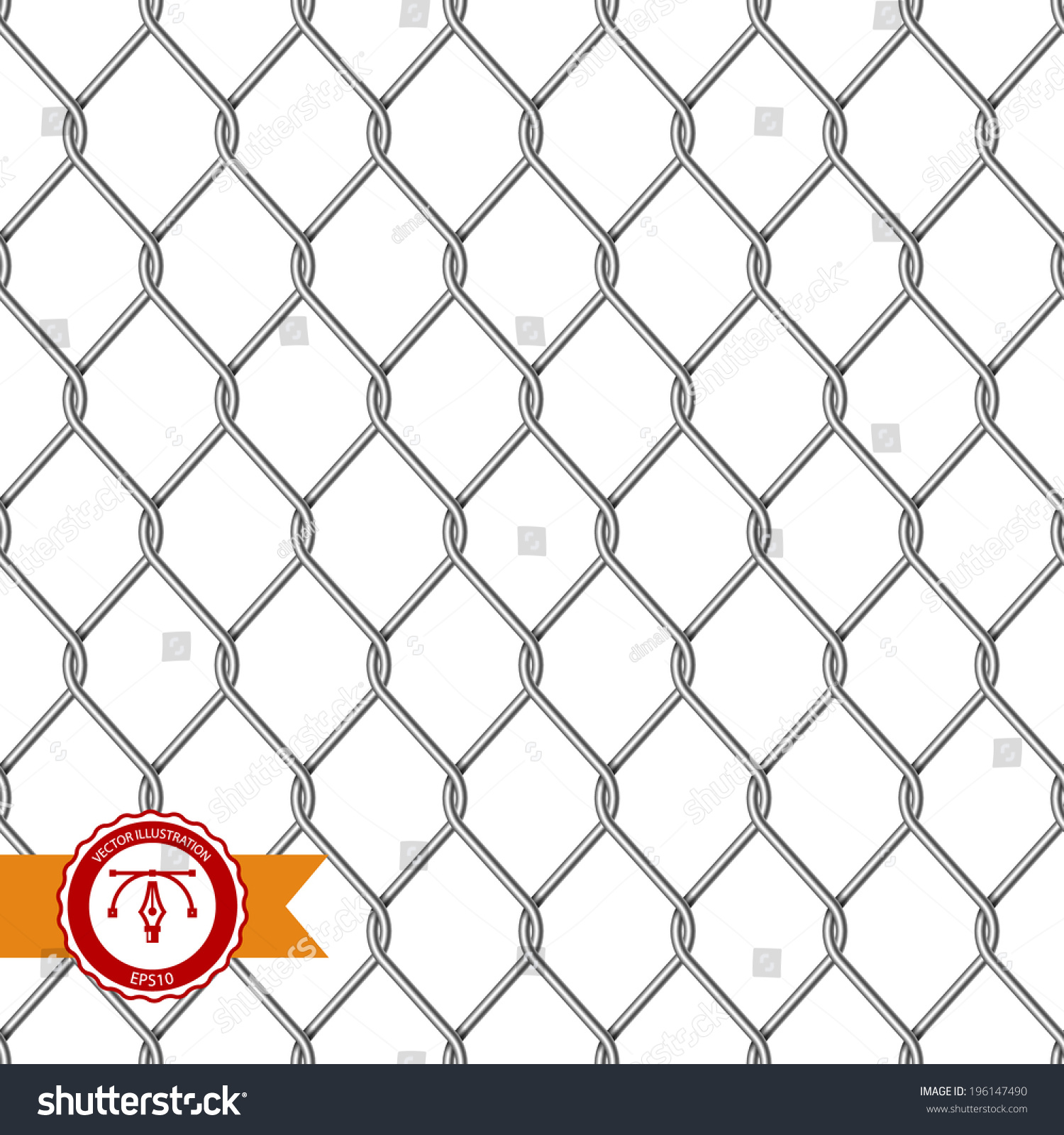 Seamless Wire Mesh Net Cage Vector Stock Vector (Royalty Free ...