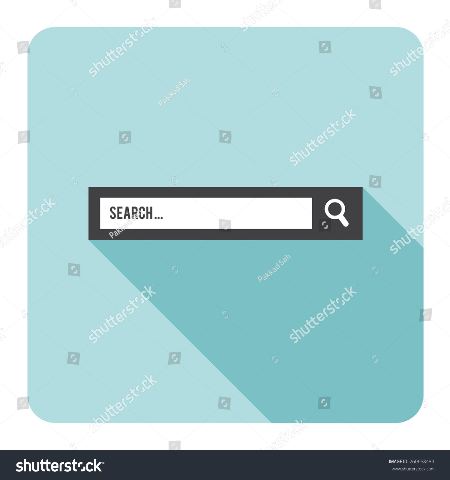 Search Bar Vector Illustration Stock Vector (Royalty Free) 260668484