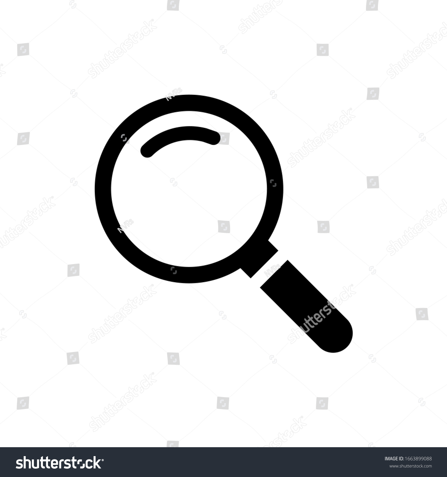 Icono de búsqueda vectorial gráfico: vector de stock (libre de regalías ...