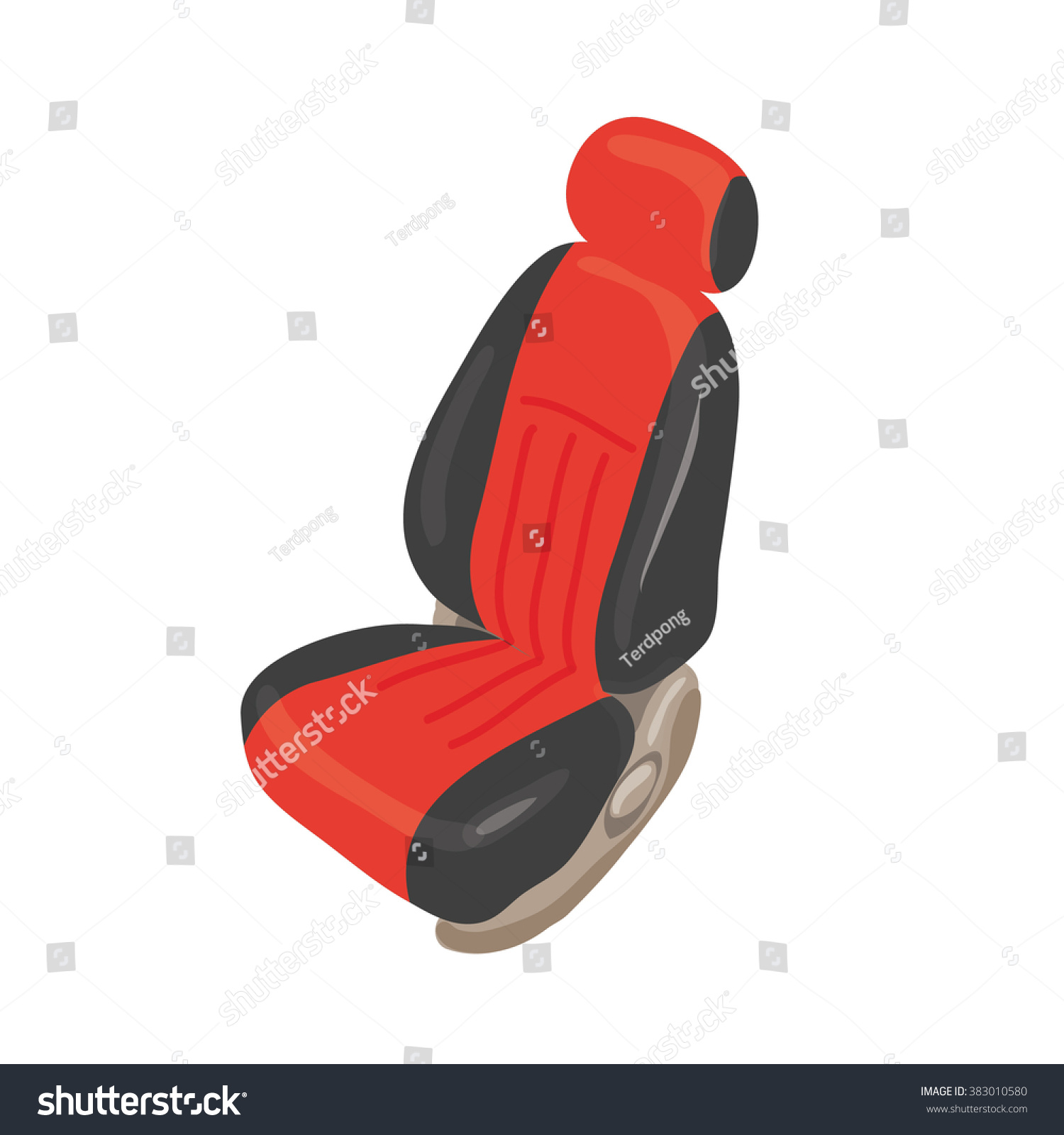 Seat Cartoon Vector Stock Vector (Royalty Free) 383010580