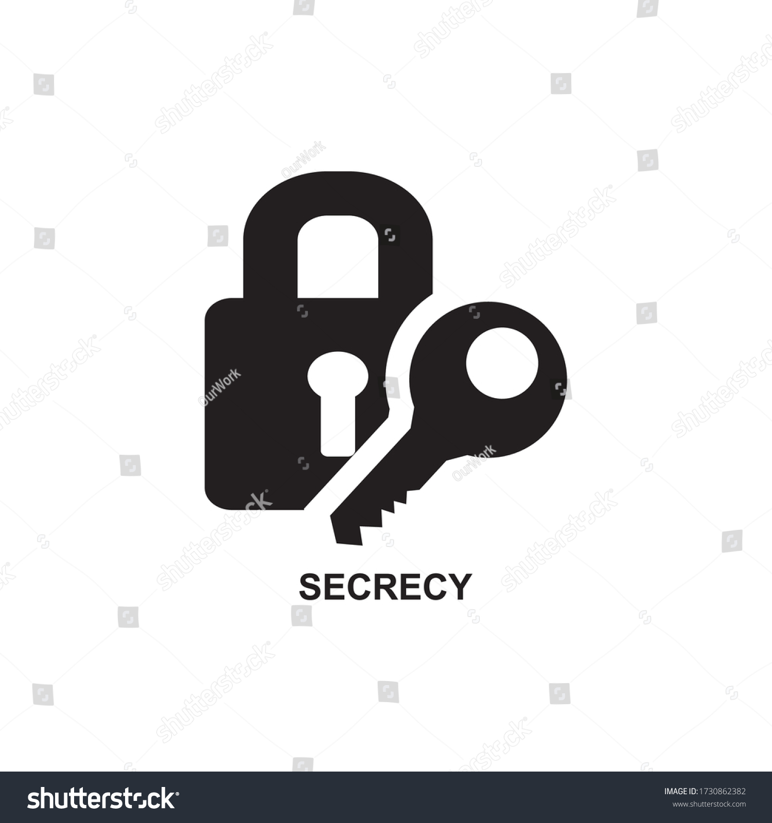 Secrecy Icon Safety Icon Vector: เวกเตอร์สต็อก (ปลอดค่าลิขสิทธิ์ ...