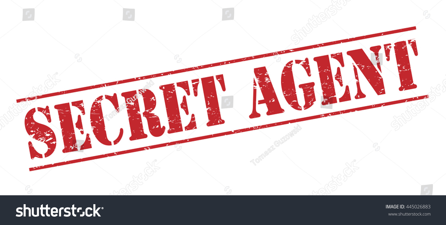 Secret Agent Vector Stamp On White Stock Vector (Royalty Free ...