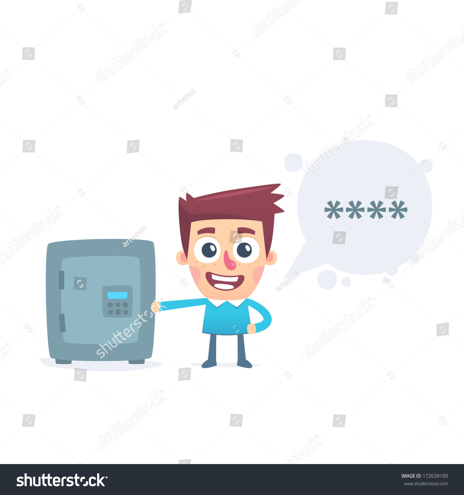 Secret Password Stock Vector (Royalty Free) 172639100 | Shutterstock