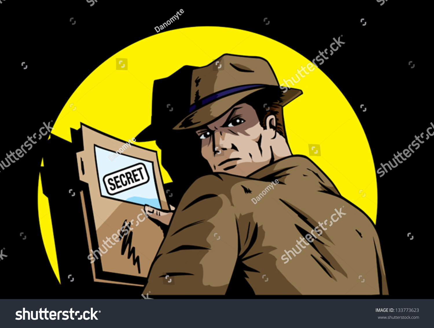 Secret Plans Stock Vector Illustration 133773623 : Shutterstock