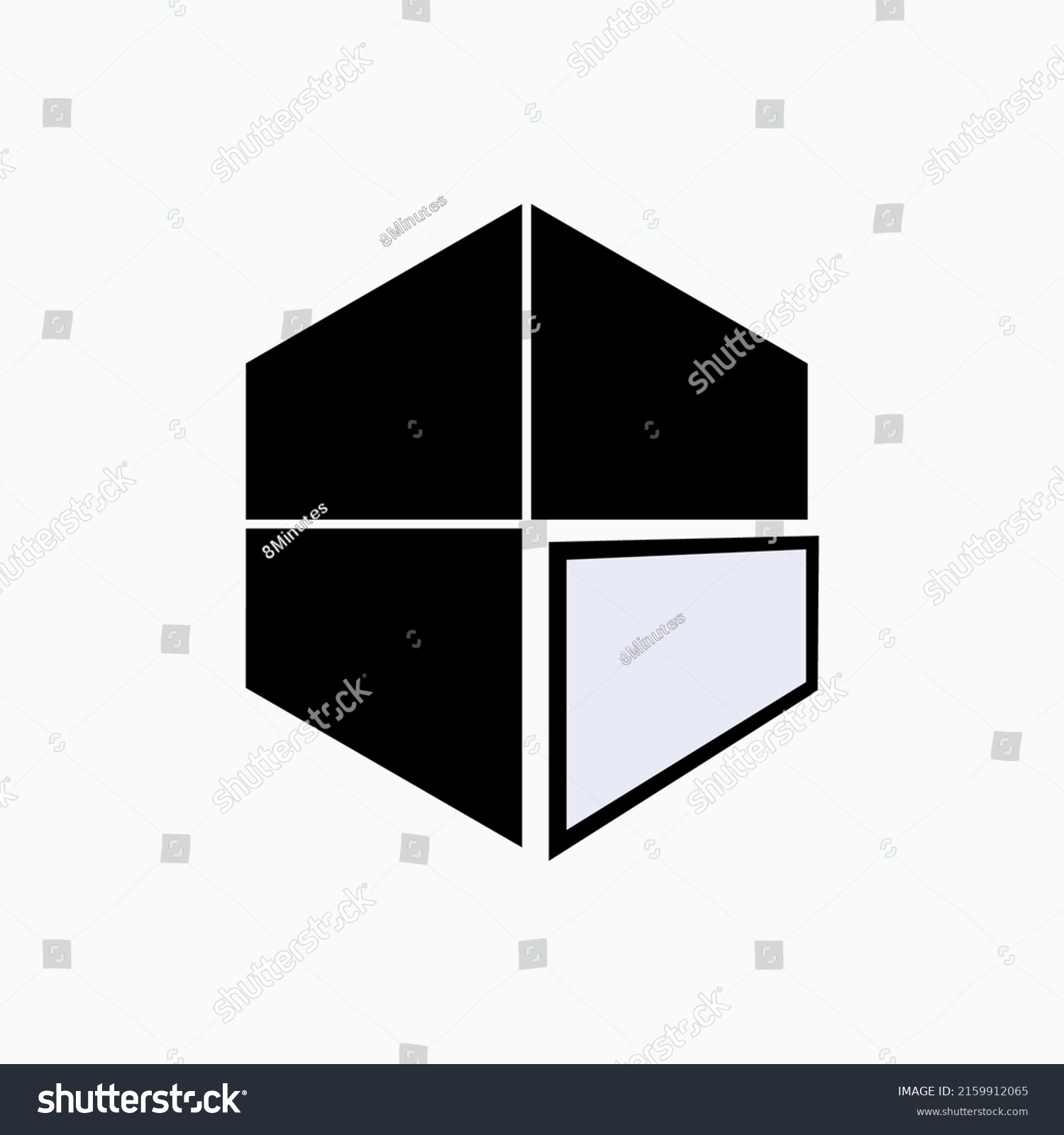 Section Icon Part Portion Symbol Vector Stock Vector (Royalty Free ...