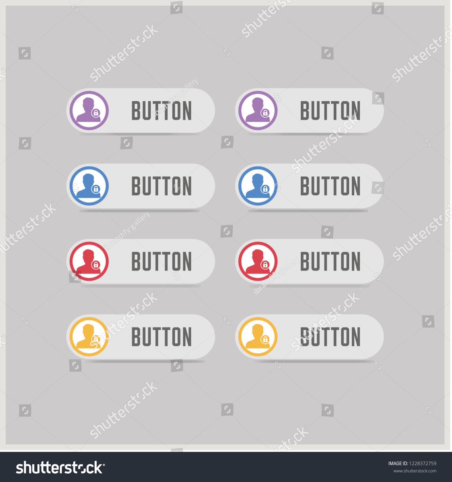 Vektor Stok Secure User Icon Free Vector Icon (Tanpa Royalti ...