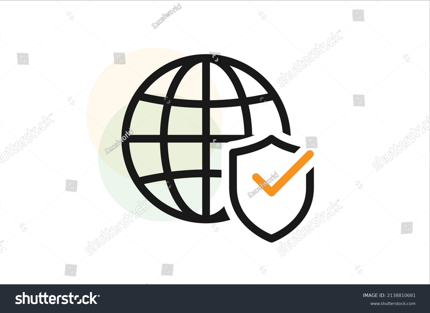 Secured Transportation Systems Icon Vector Design Stock Vector (Royalty ...
