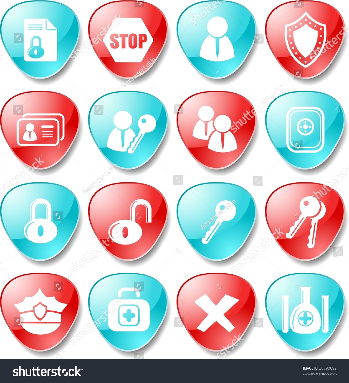 Security Antivirus Vector Icons Stock Vector (Royalty Free) 38390692 ...