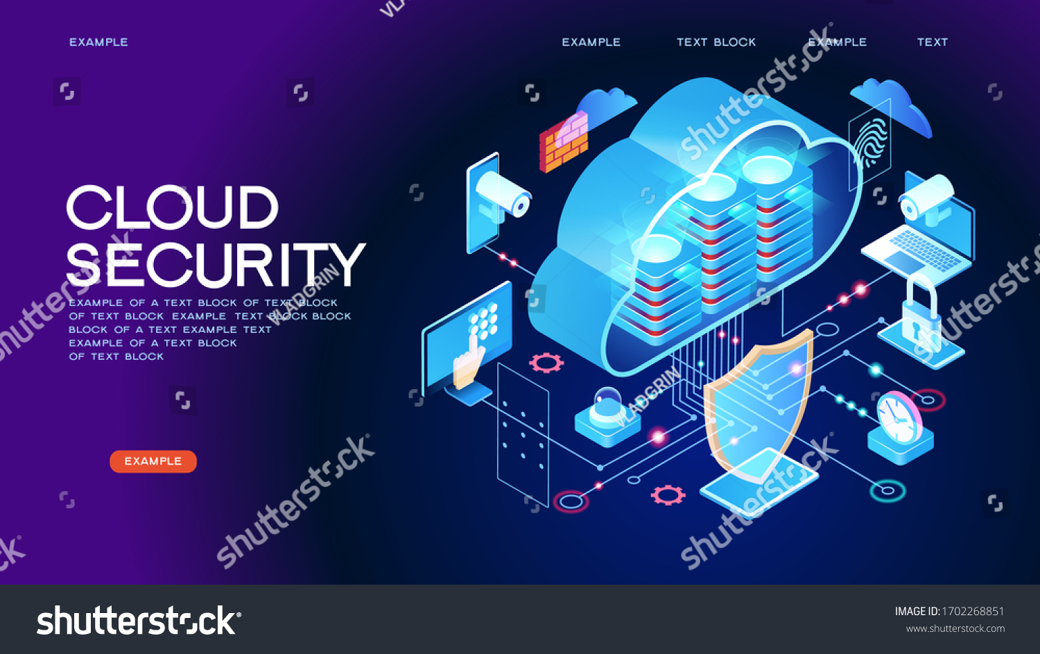 Security Control Concept Secure Infographic Concept Stock Vector ...