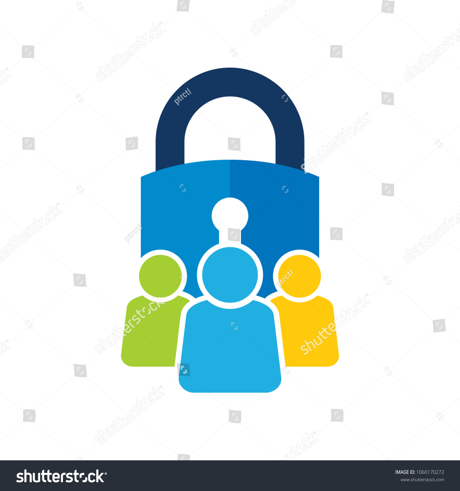 Security Group Logo Icon Design Stock Vector (Royalty Free) 1060170272 ...