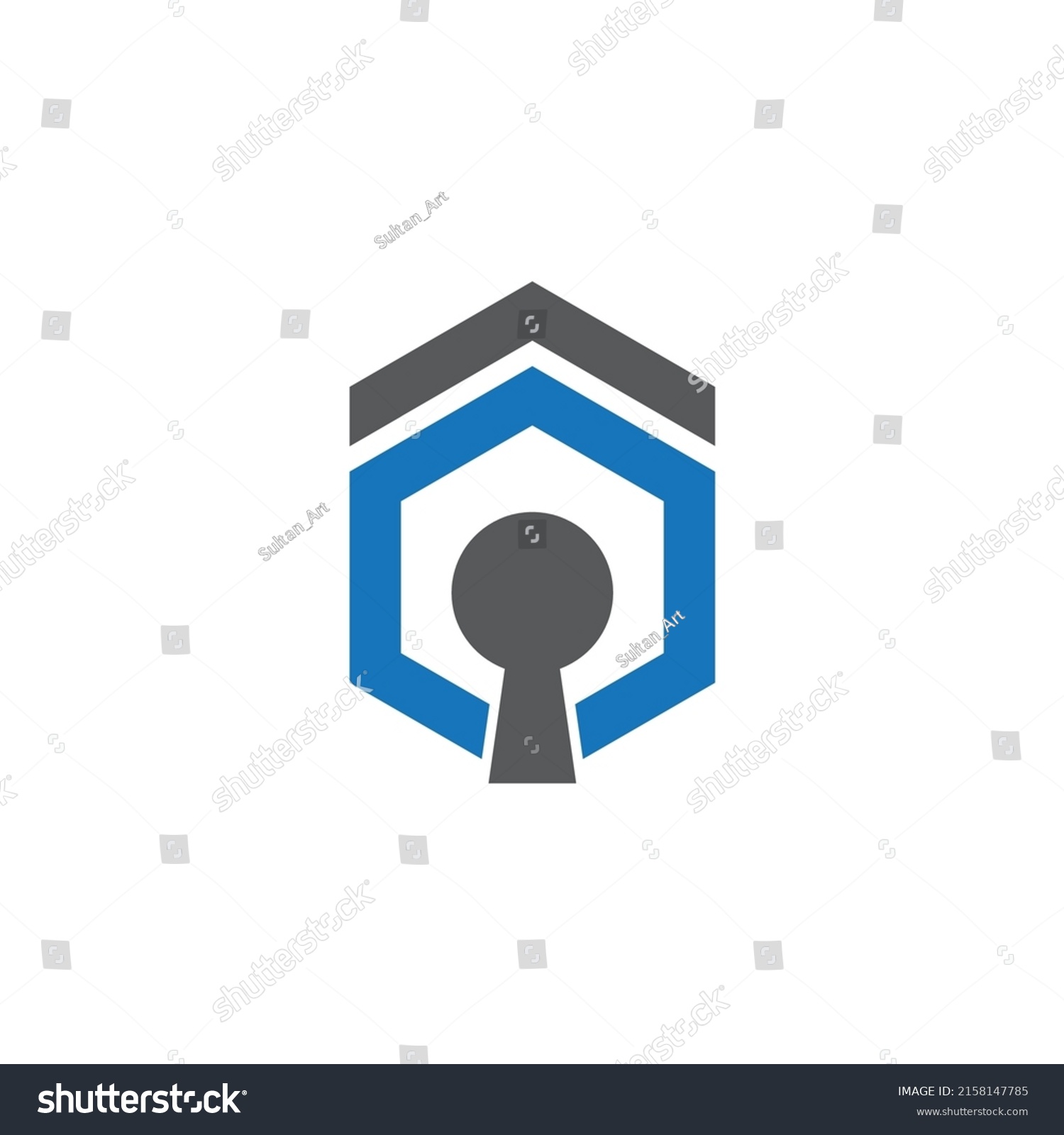Security Logo Icon Shape Stock Vector (Royalty Free) 2158147785 ...