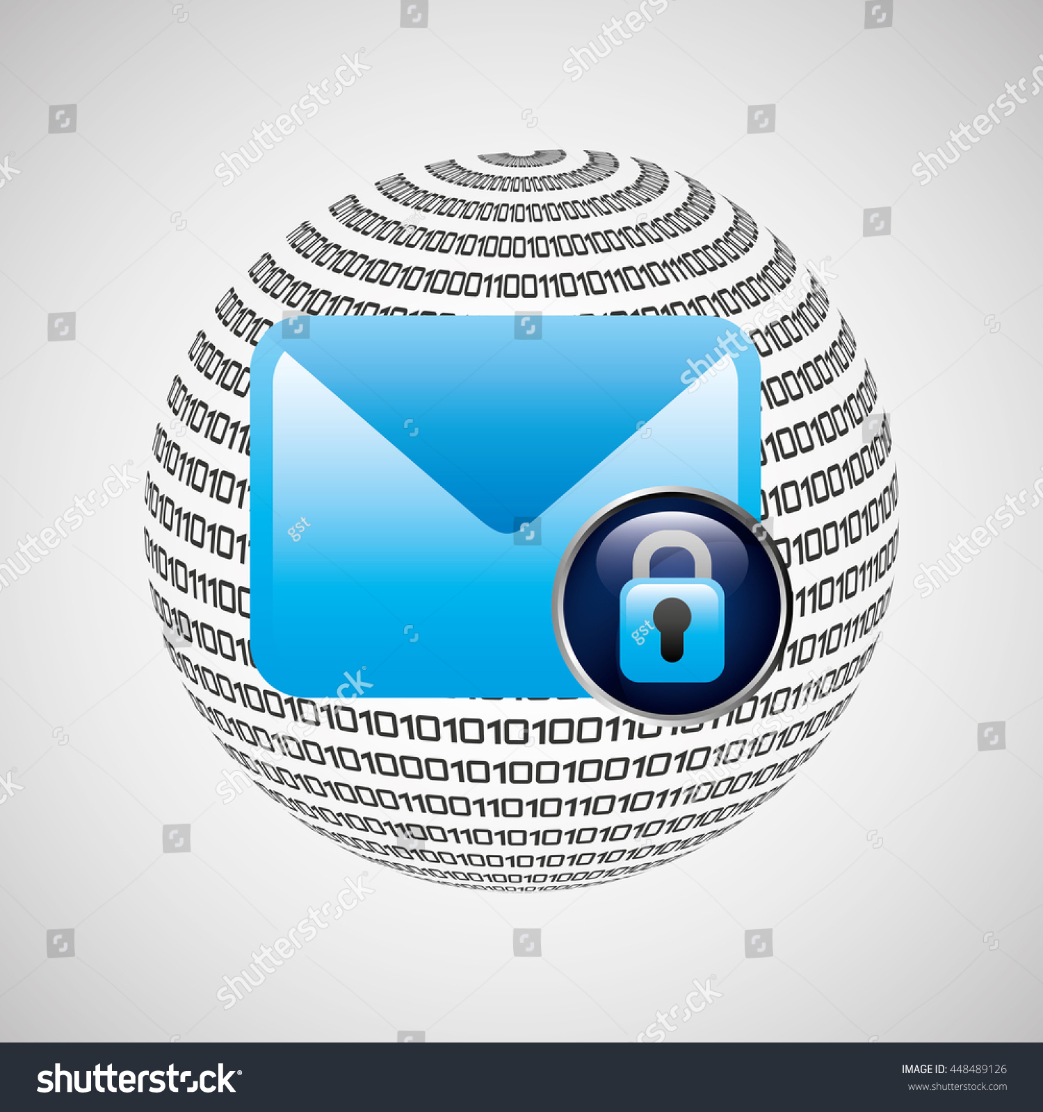 Security Mail Icon Infomation Design Vector Stock Vector (Royalty Free ...