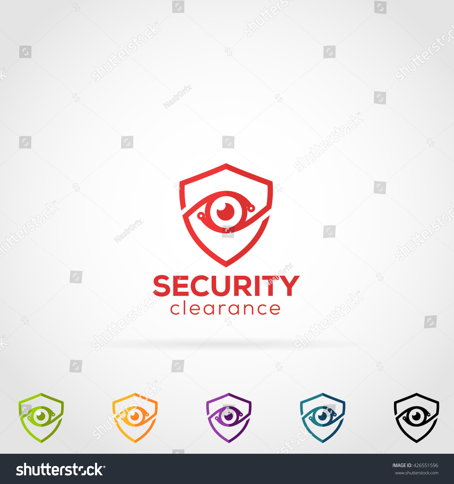Security Research Logo Icon Stock Vector (Royalty Free) 426551596
