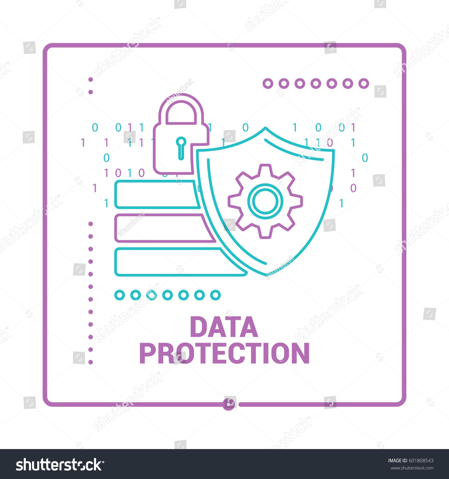 Security Shield Internet Data Protection Logo Stock Vector (Royalty ...