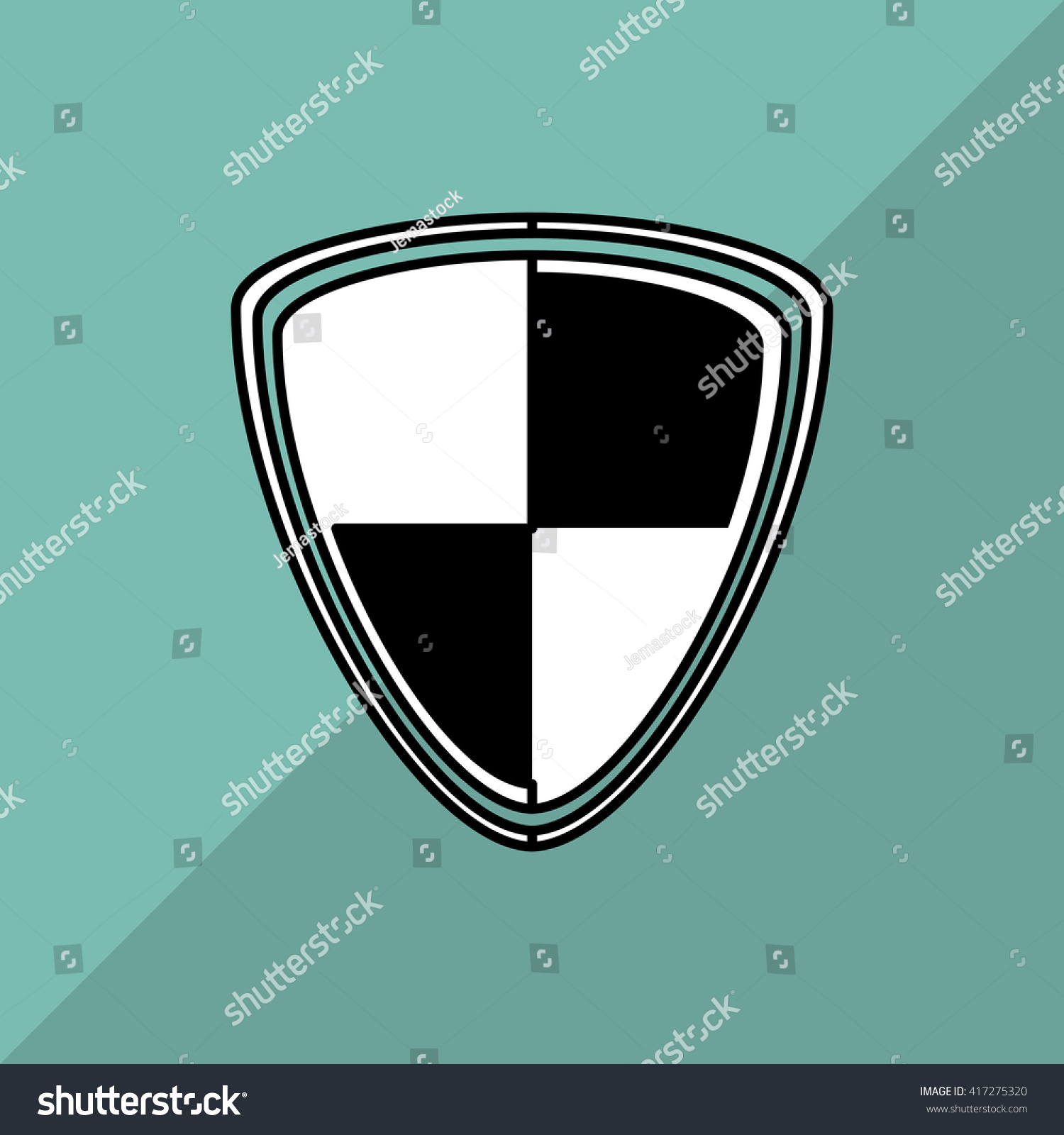 Security System Shield Concept Warning Illustration Stock Vector ...