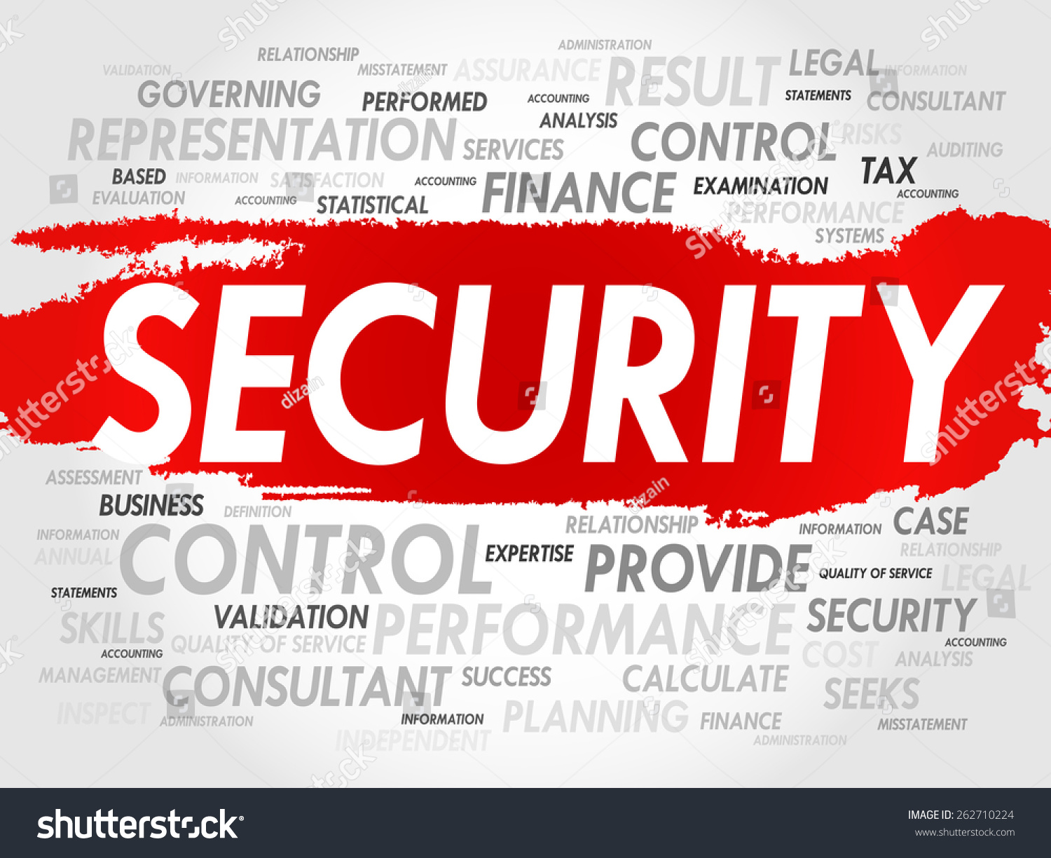 Security Word Cloud Business Concept Stock Vector (Royalty Free ...