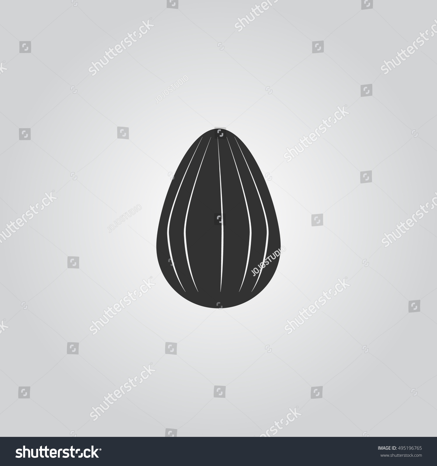 Seed Icon Silhouette Vector Set: vector de stock (libre de regalías ...