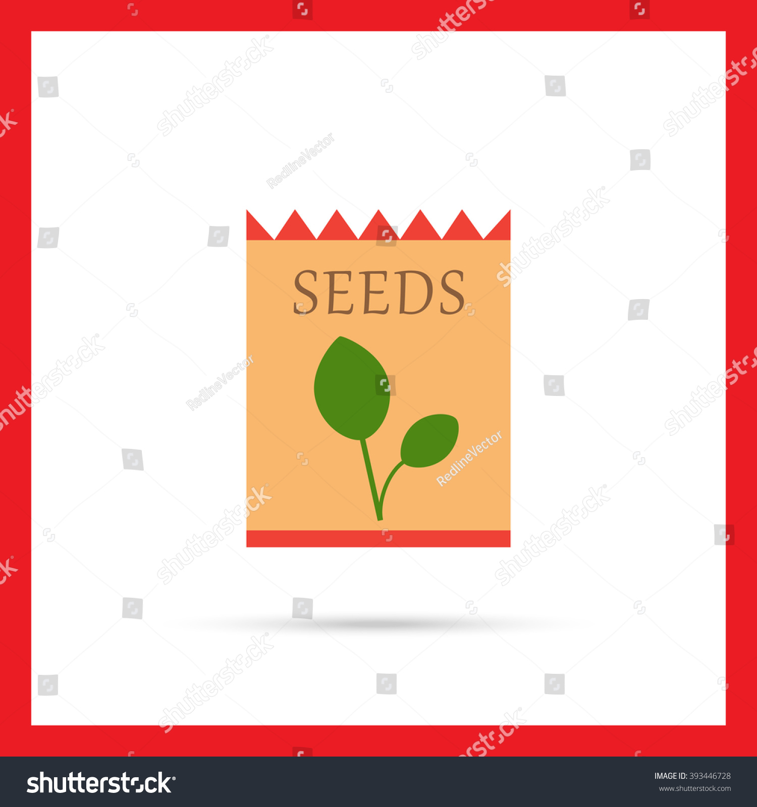 Seed Packet Icon Stock Vector (Royalty Free) 393446728 | Shutterstock