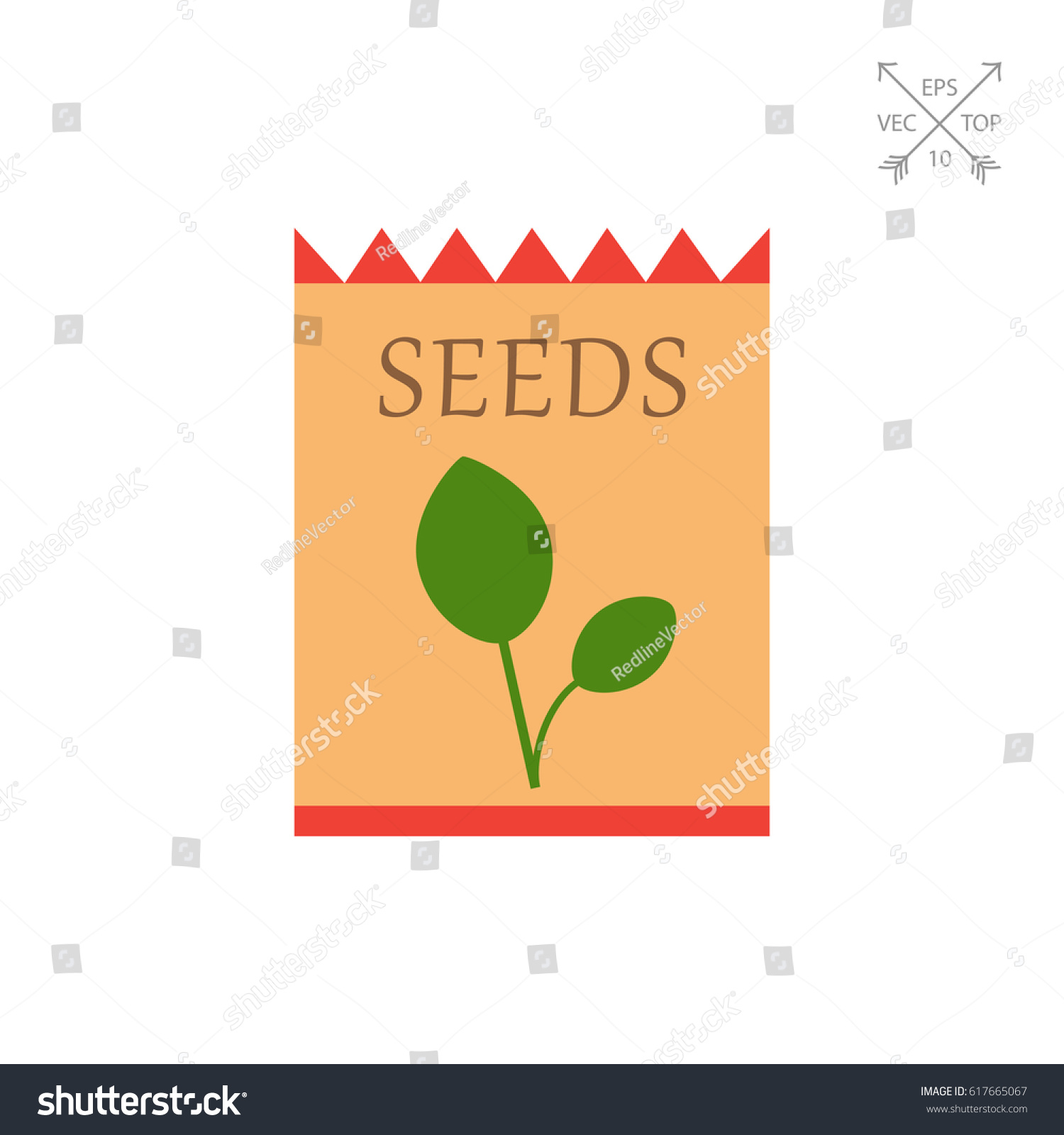 Seed Packet Icon Stock Vector (Royalty Free) 617665067 | Shutterstock