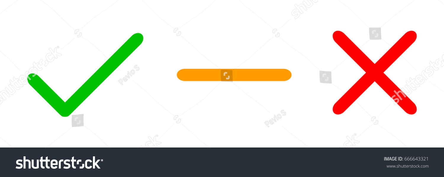 Selection Check Mark Survey Cross Stock: เวกเตอร์สต็อก (ปลอดค่า ...