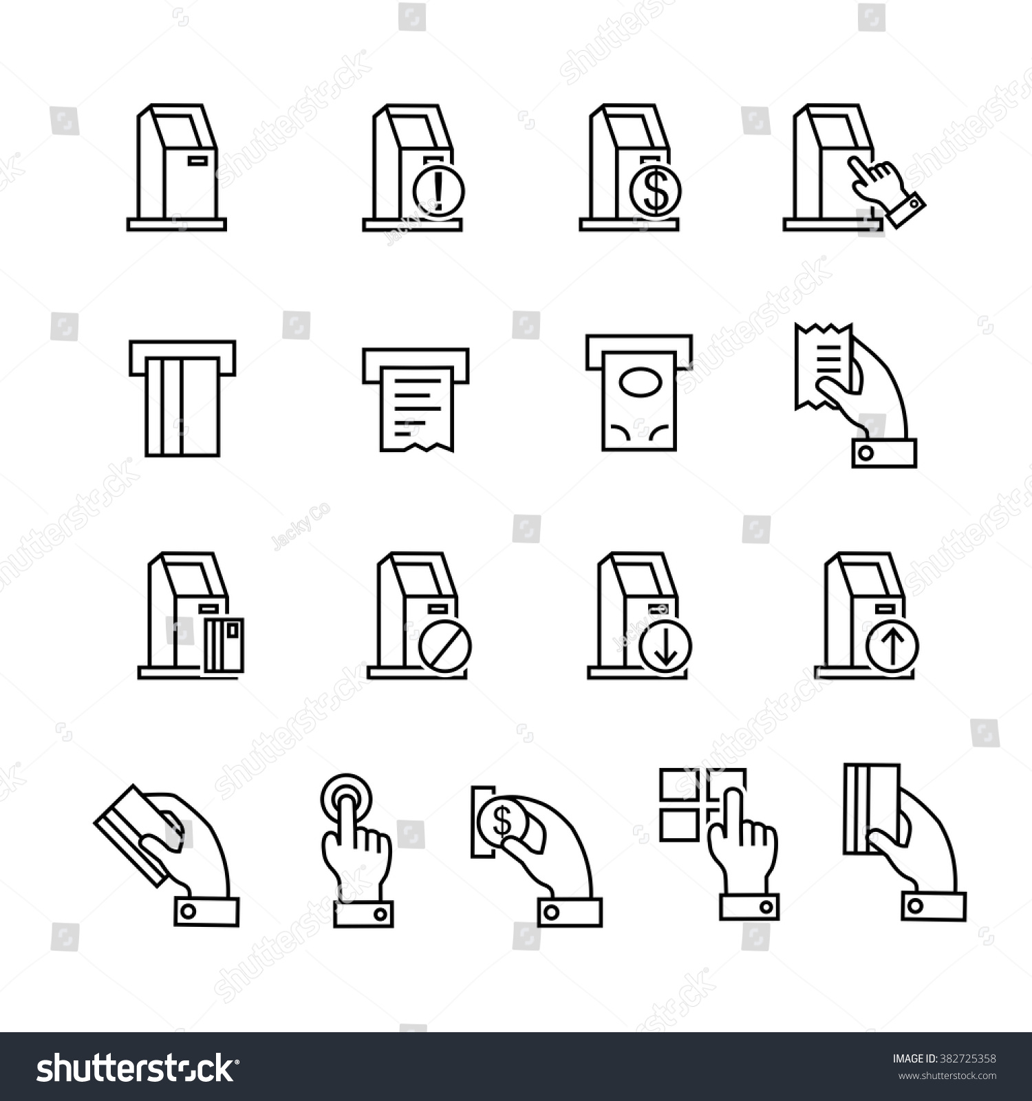Selfservice Terminals Icons Vector Stock Vector (Royalty Free ... Selfservice Terminals Icons Vector Stock Vector (Royalty Free ...