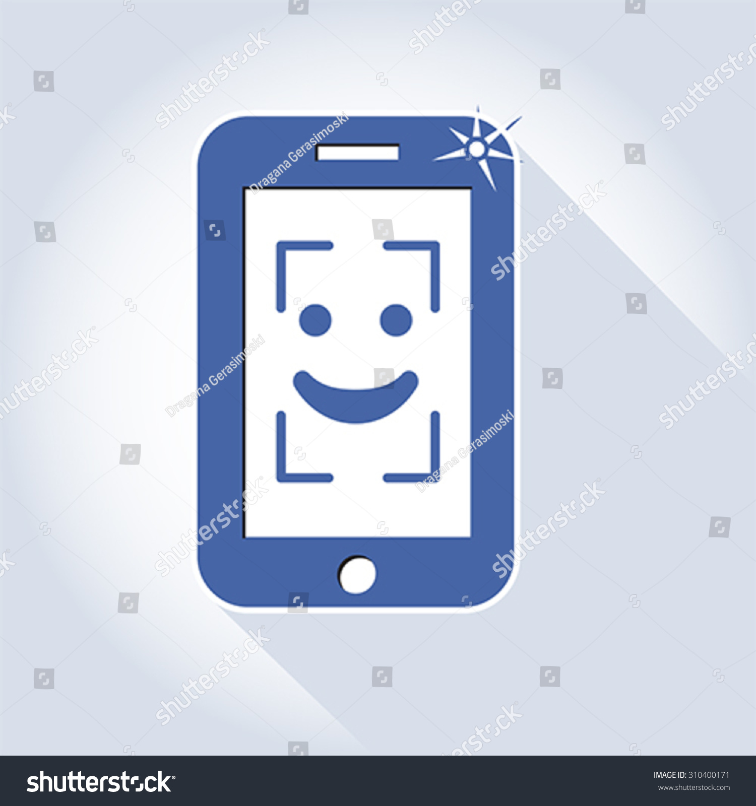 Selfie Symbol Vector Stock Vector (Royalty Free) 310400171