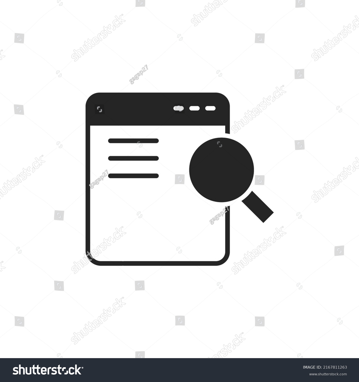 Sem Icons Symbol Vector Elements Infographic Stock Vector (Royalty Free ...
