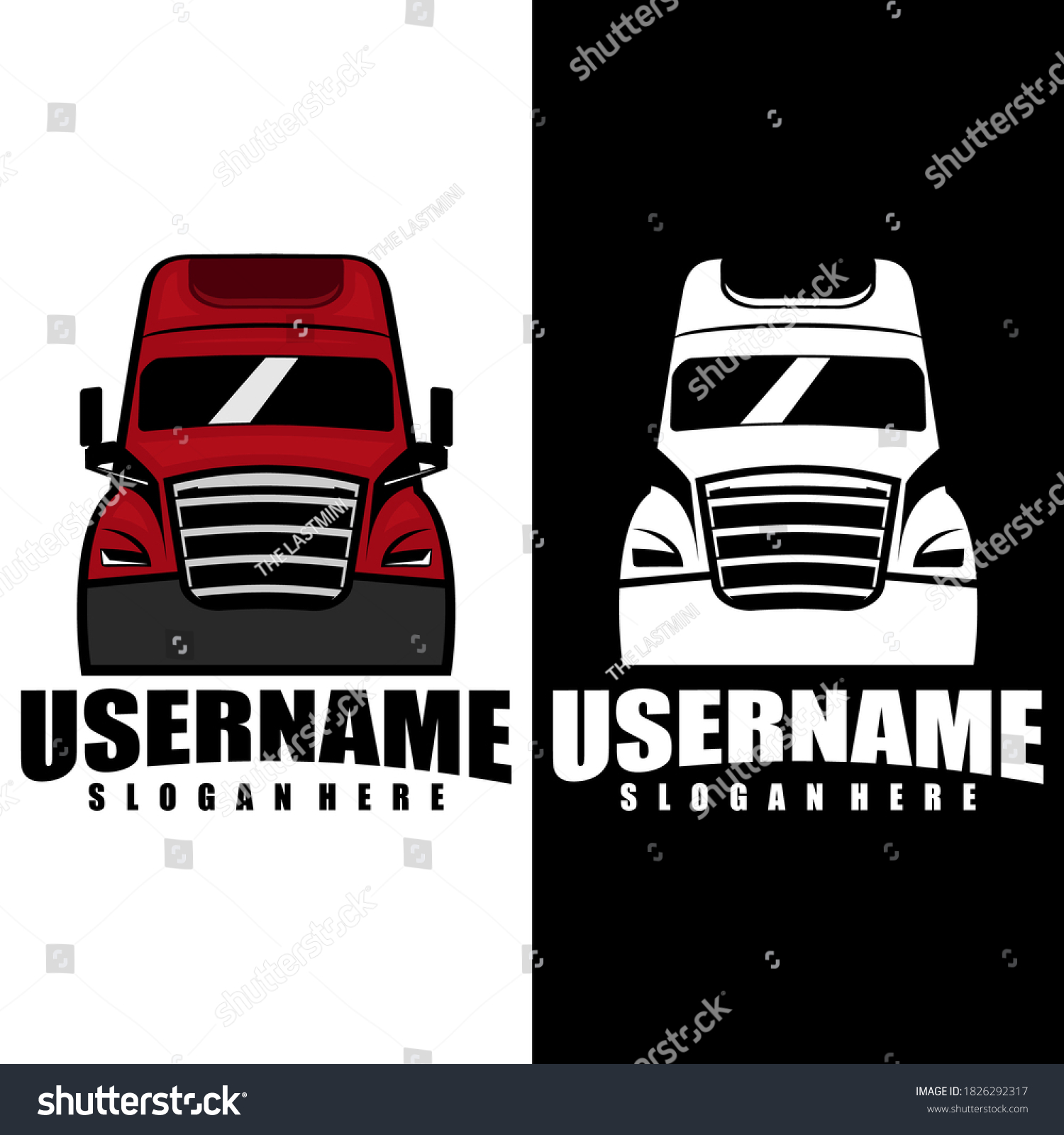 Stock vektor „Semi Truck Logo Design Vector“ (bez autorských poplatků ...