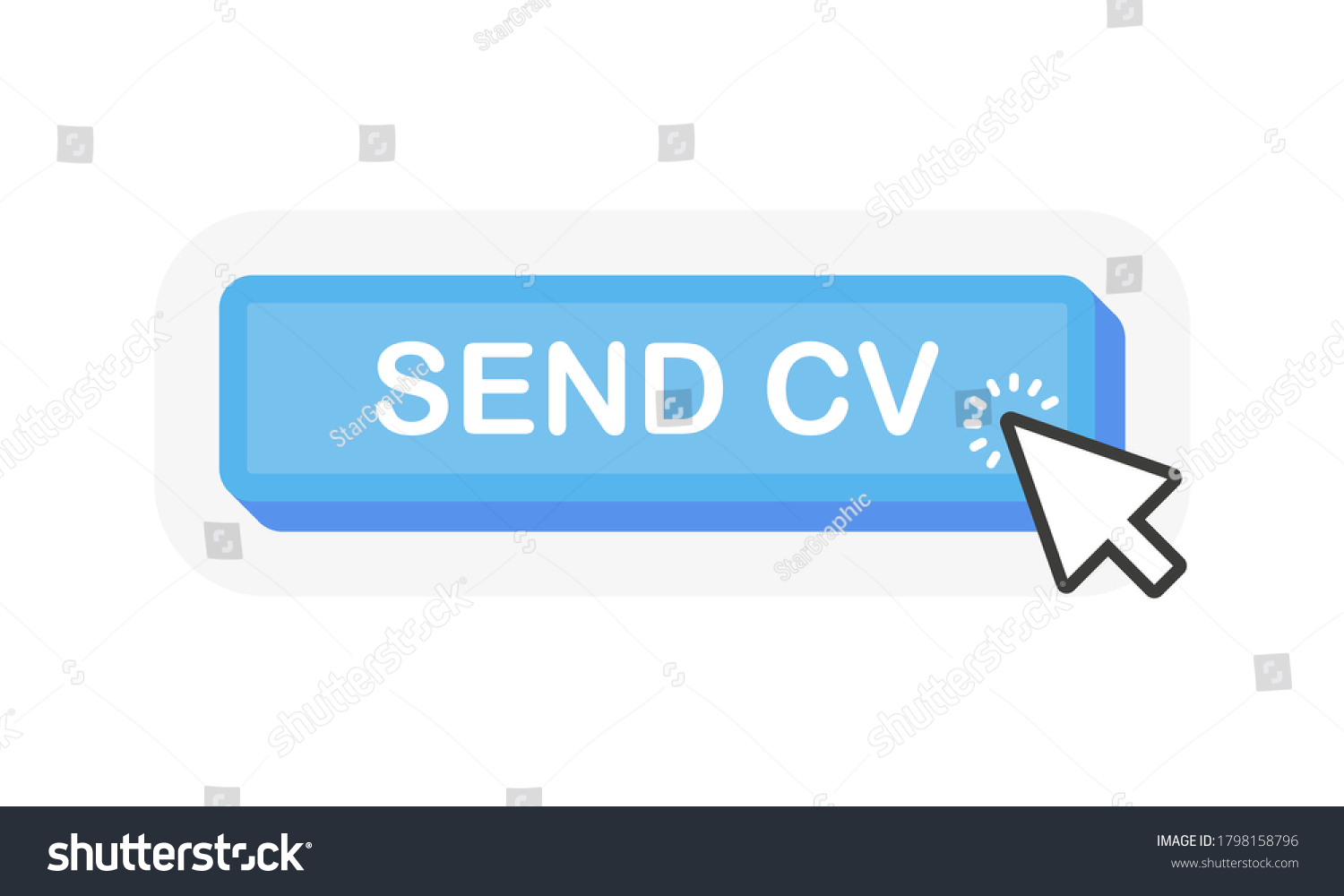 Send Cv Blue 3d Button Mouse Stock Vector (Royalty Free) 1798158796 ...
