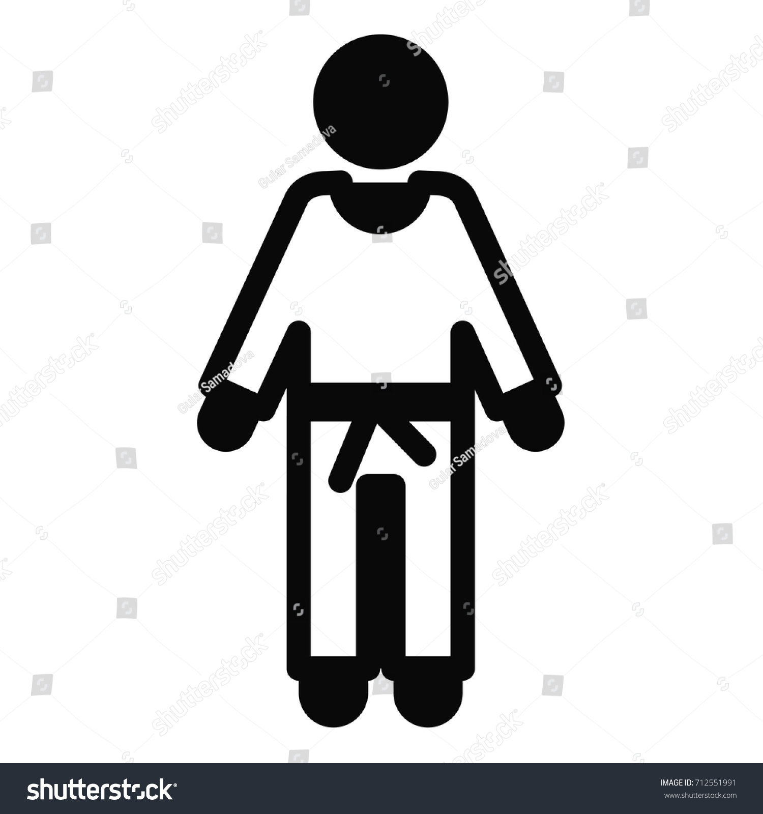 Sensei Icon Stock Vector (Royalty Free) 712551991
