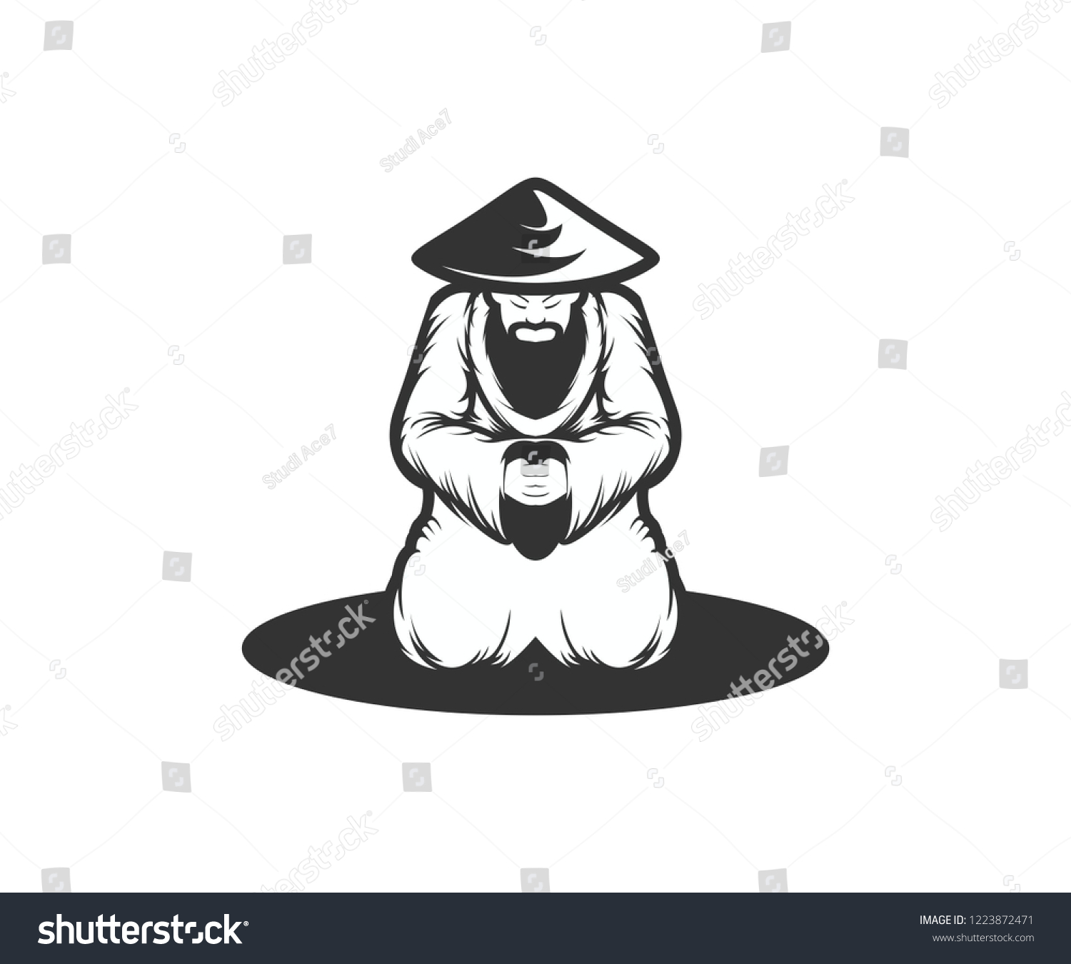 Sensei Logo Designs Stock Vector (Royalty Free) 1223872471 | Shutterstock