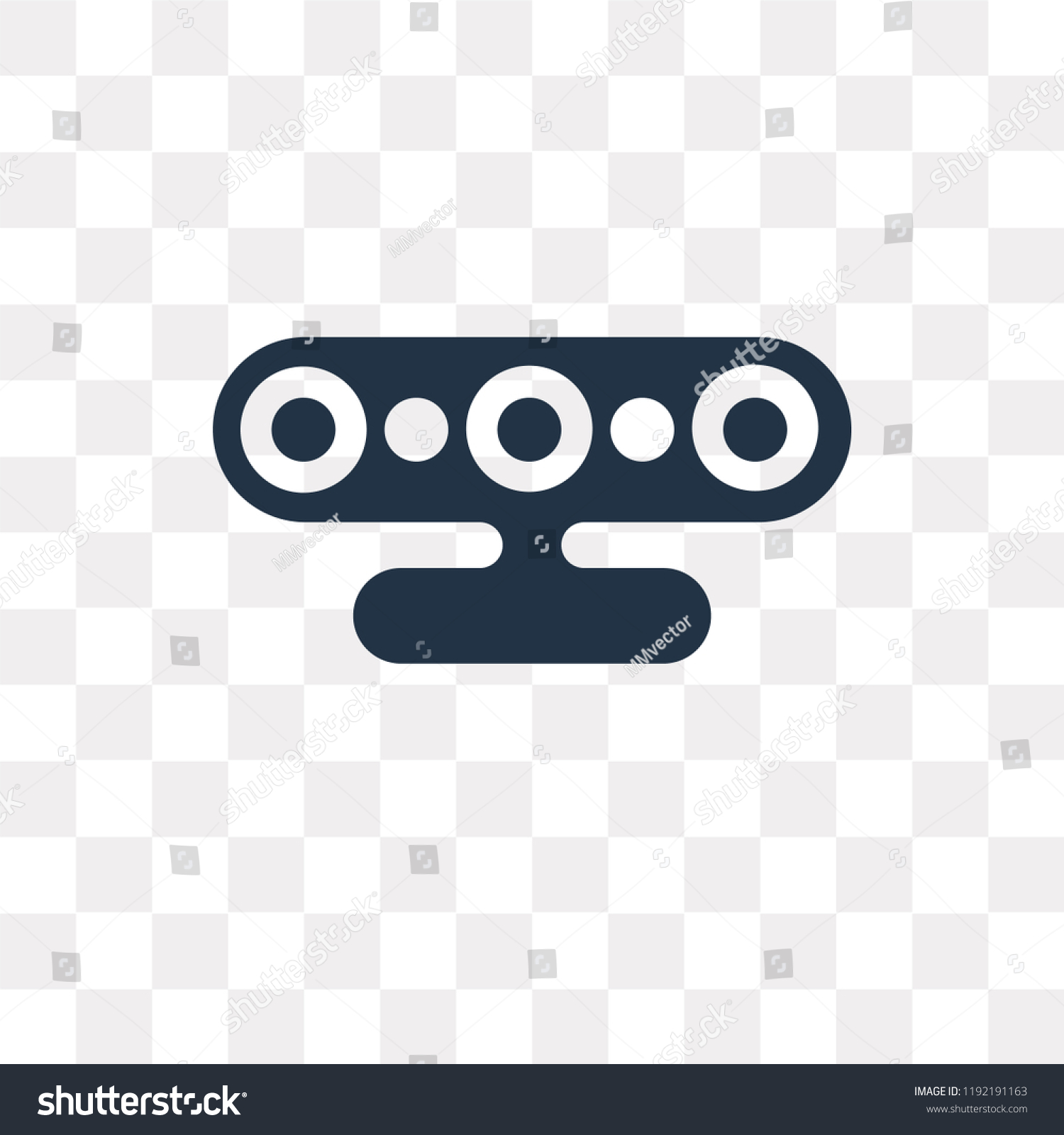 Sensor Vector Icon Isolated On Transparent Stock Vector (Royalty Free ...