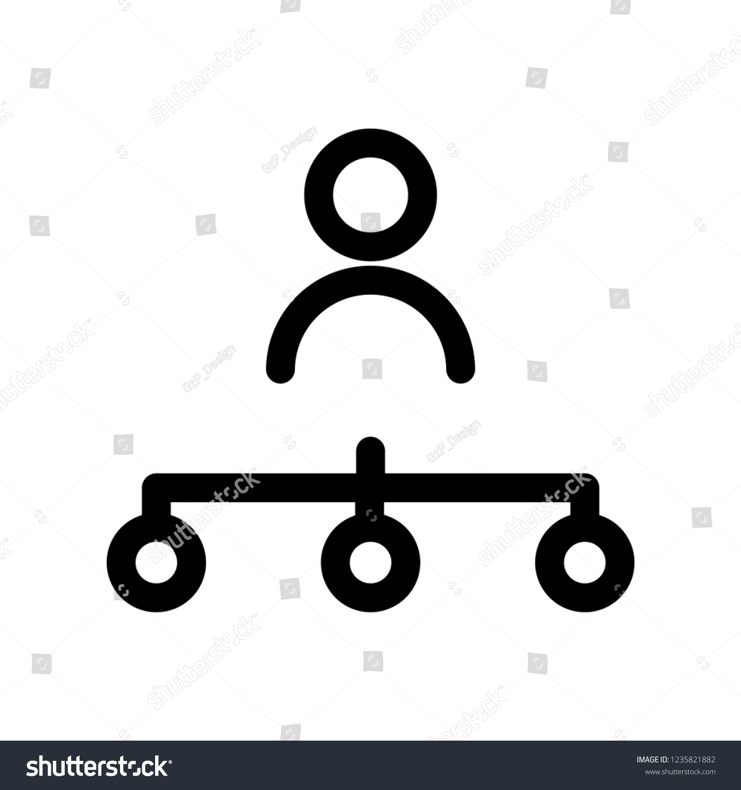 Separation Icon Divide Icon Stock Vector (Royalty Free) 1235821882 ...