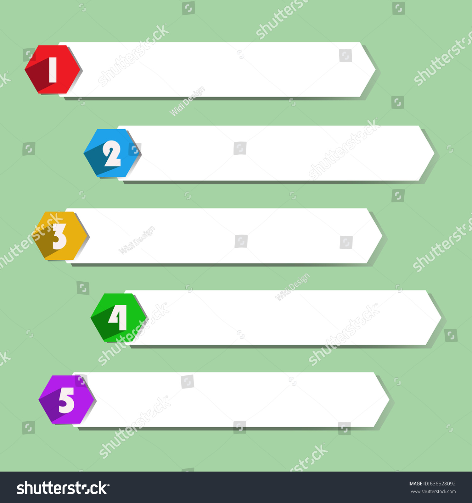 Vektor Stok Sequence Rank Template Info Graphic Chart (Tanpa Royalti ...