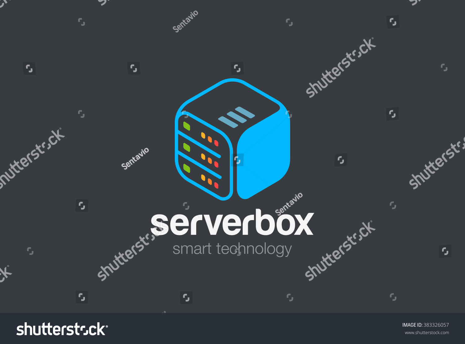 Server Box Hexagon Logo Design Vector: เวกเตอร์สต็อก (ปลอดค่าลิขสิทธิ์ ...