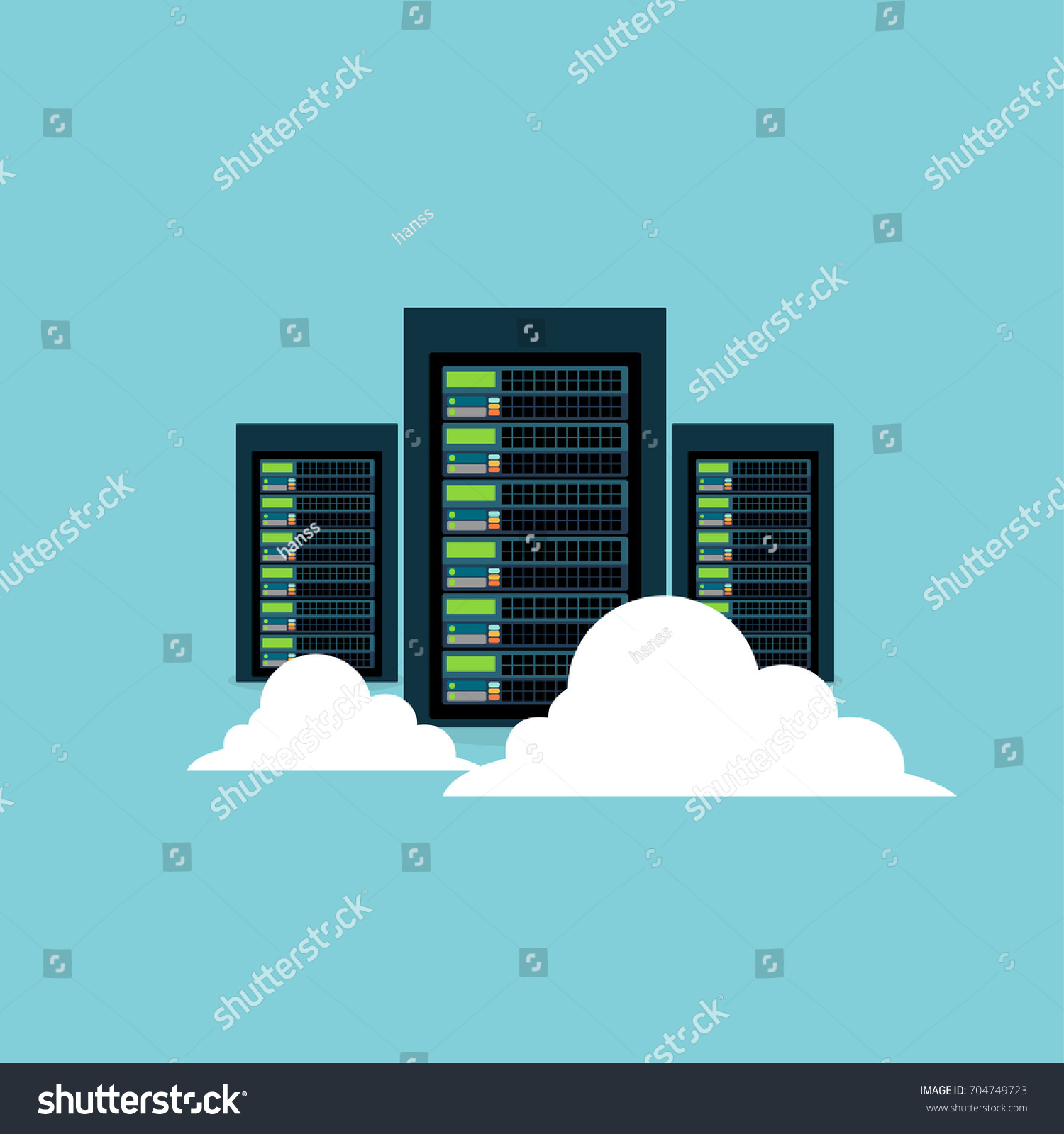 Server Symbol Server Room Data Center: vetor stock (livre de direitos ...