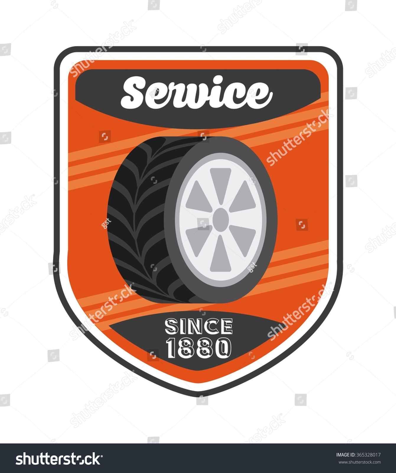 Service Station Design Stock Vector (Royalty Free) 365328017