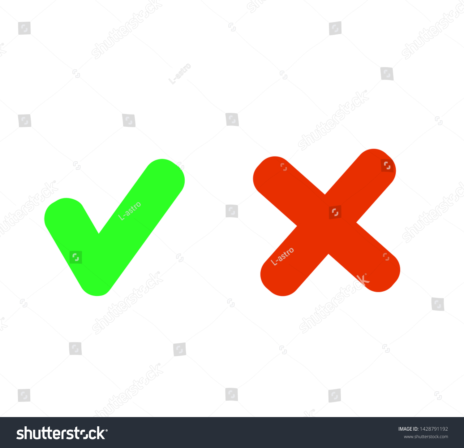 Set Check Mark Cross Circlevector Illustration: Vector có sẵn (miễn phí ... Set Check Mark Cross Circlevector Illustration: Vector có sẵn (miễn phí ...