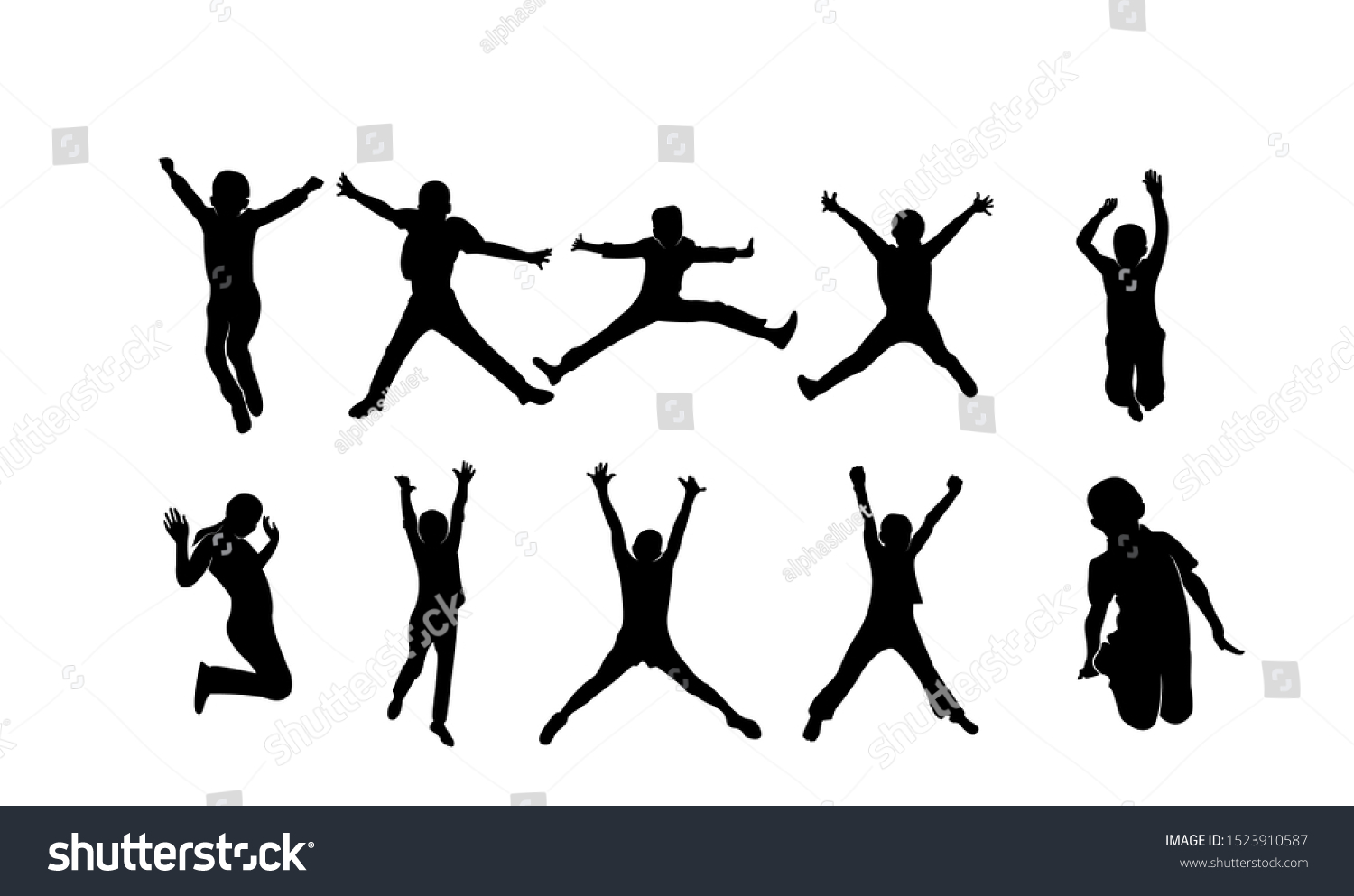 16,410 Jumping kid icon Images, Stock Photos & Vectors | Shutterstock