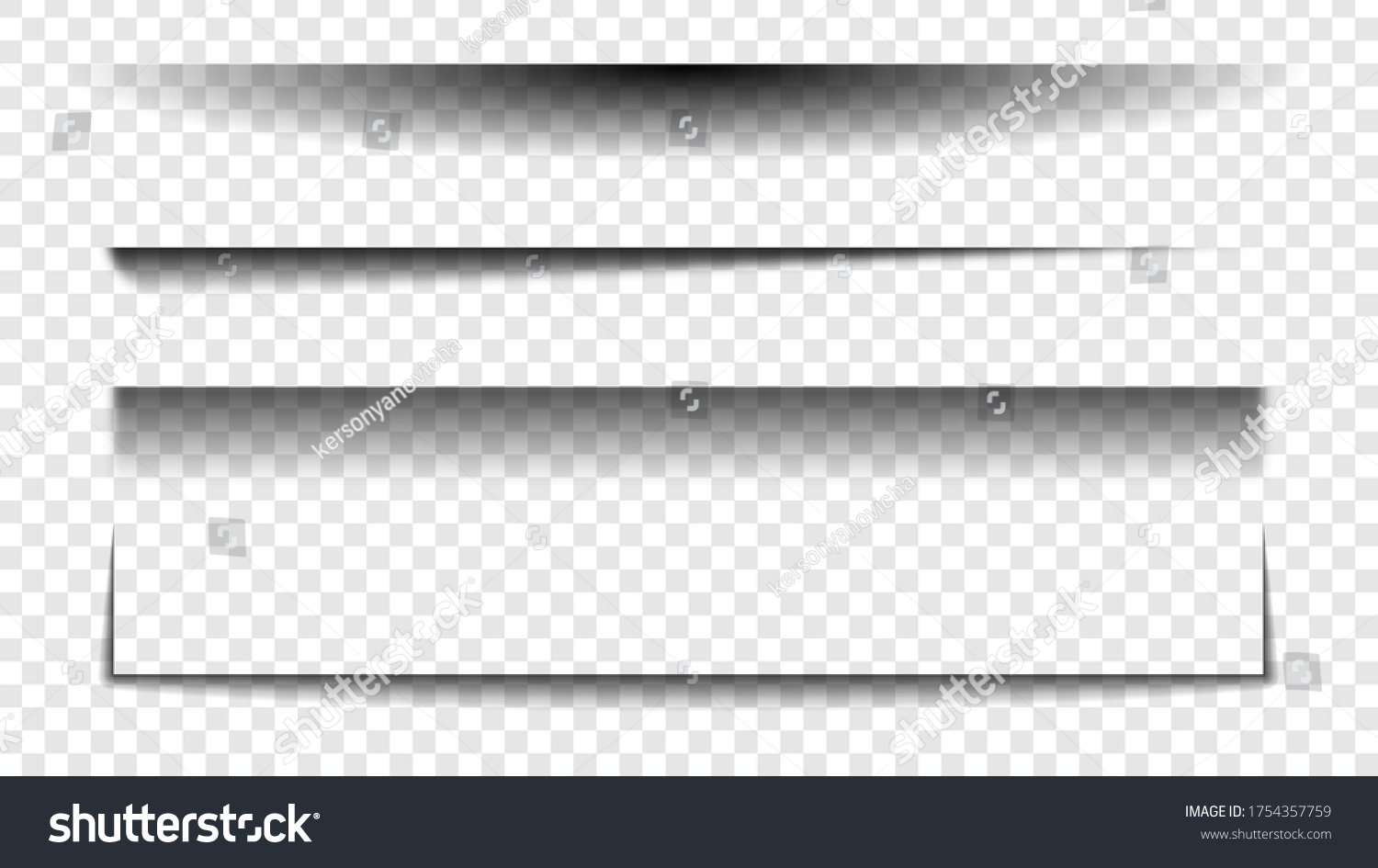 Set Collection Vector Transparent Overlay Black Stock Vector (Royalty ...