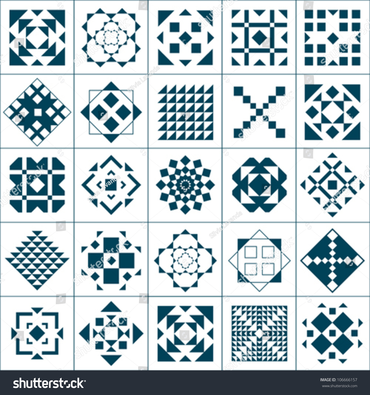 Geometric Patterns Set 06