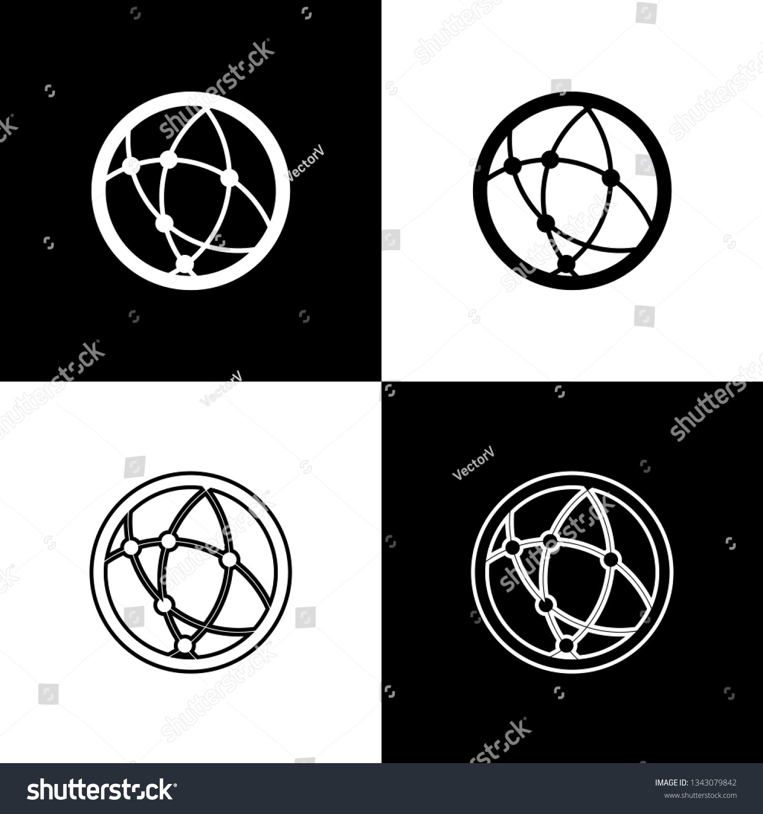 Set Global Technology Social Network Icons Stock Vector (Royalty Free ... Set Global Technology Social Network Icons Stock Vector (Royalty Free ...