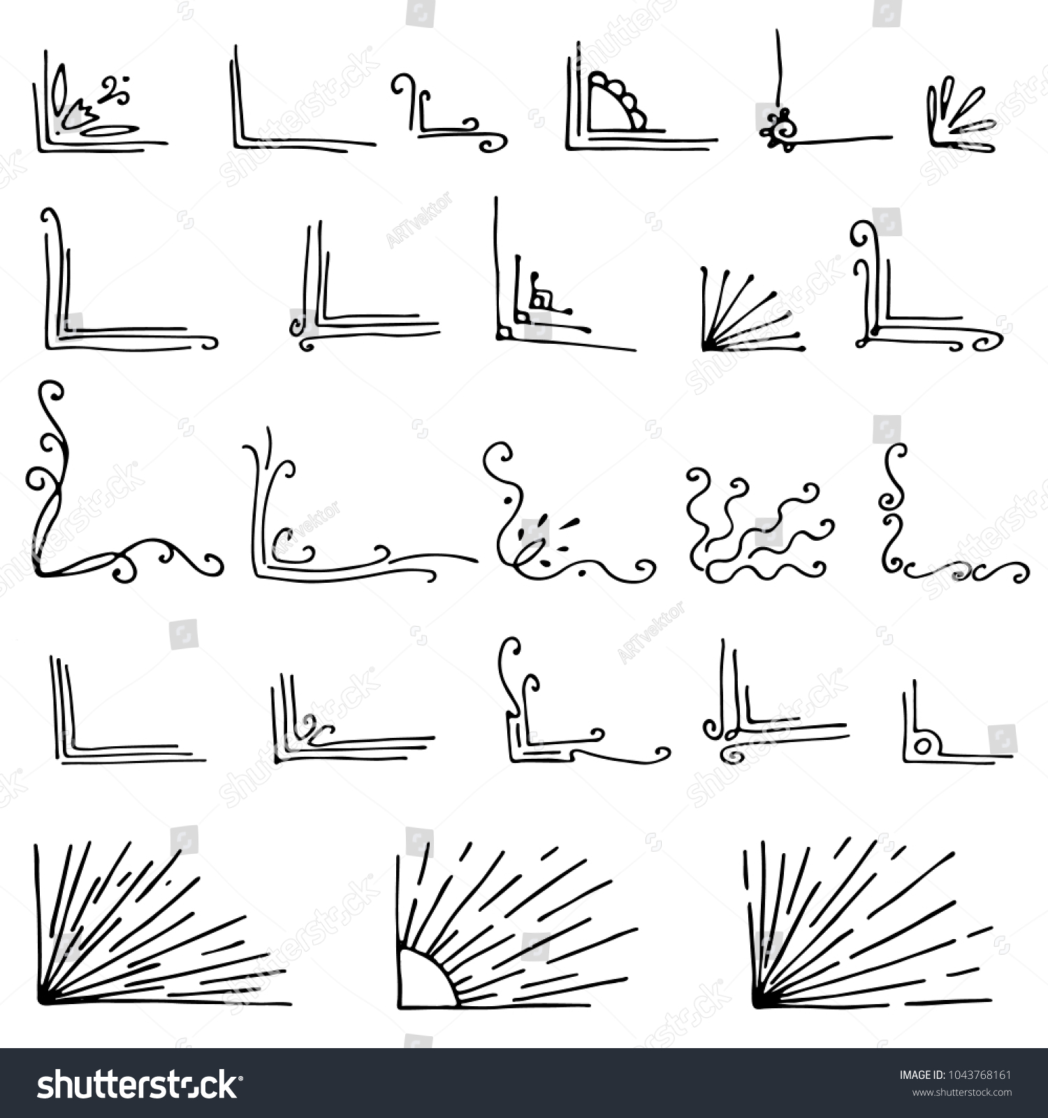 53,841 Hand drawn corner Images, Stock Photos & Vectors | Shutterstock