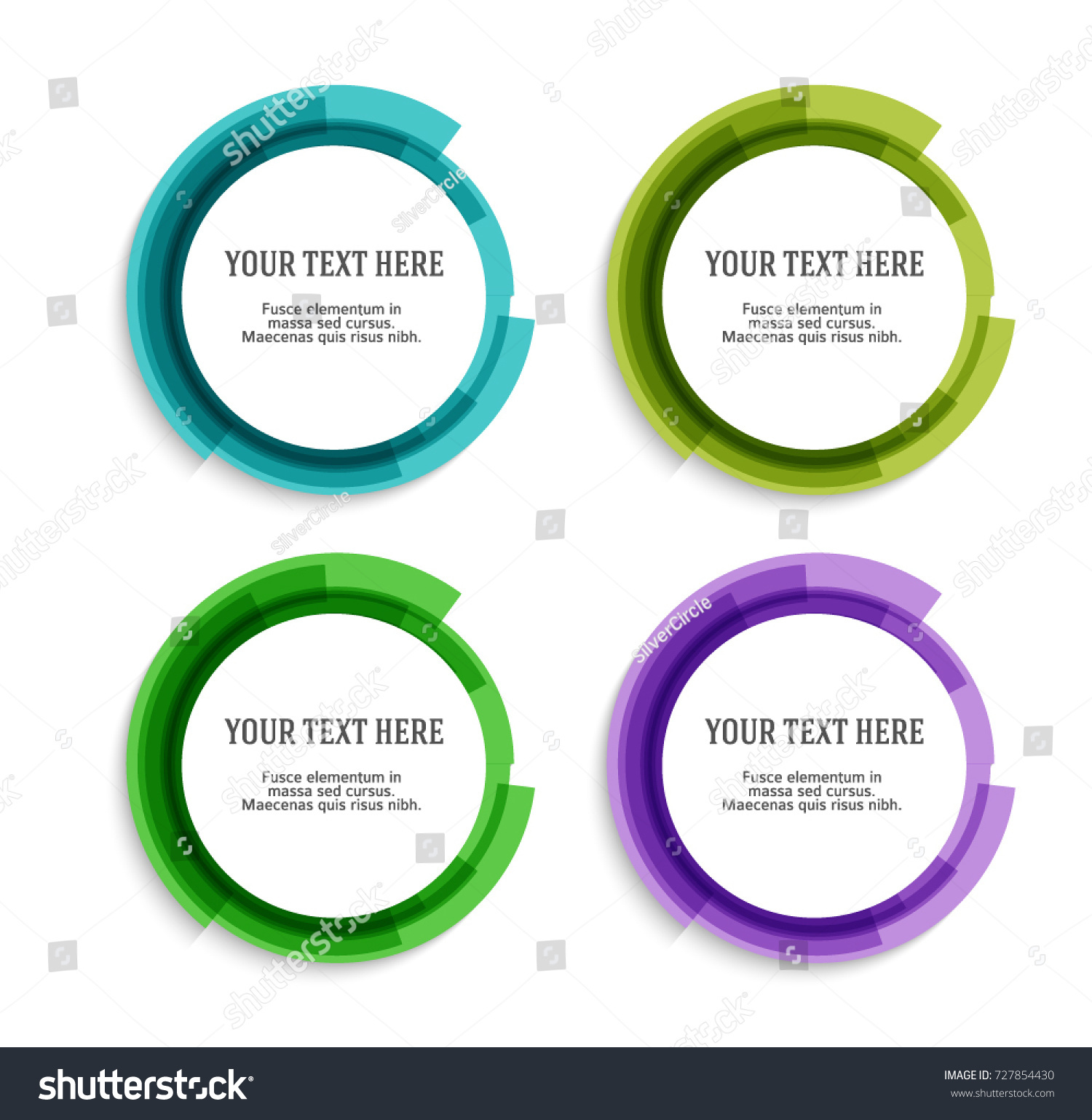 Establecer plantilla en blanco Label, fondo: vector de stock (libre de ...