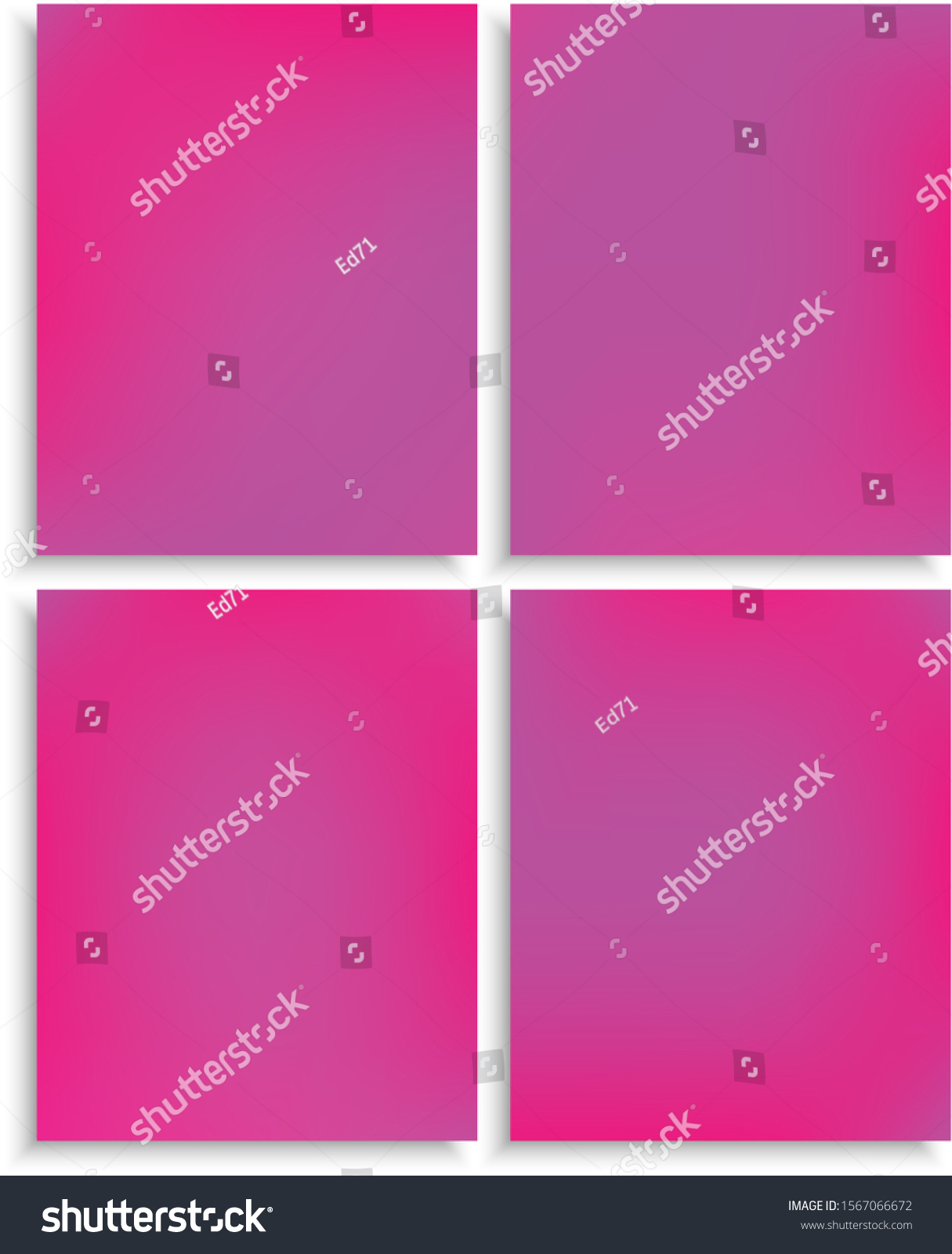 Set Abstract Blurred Backgrounds Your Projects Stock Vector (Royalty ...