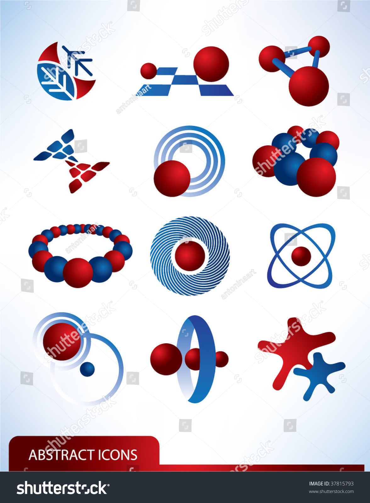 Set Of Abstract Design Elements Stock Vector Illustration 37815793 ...